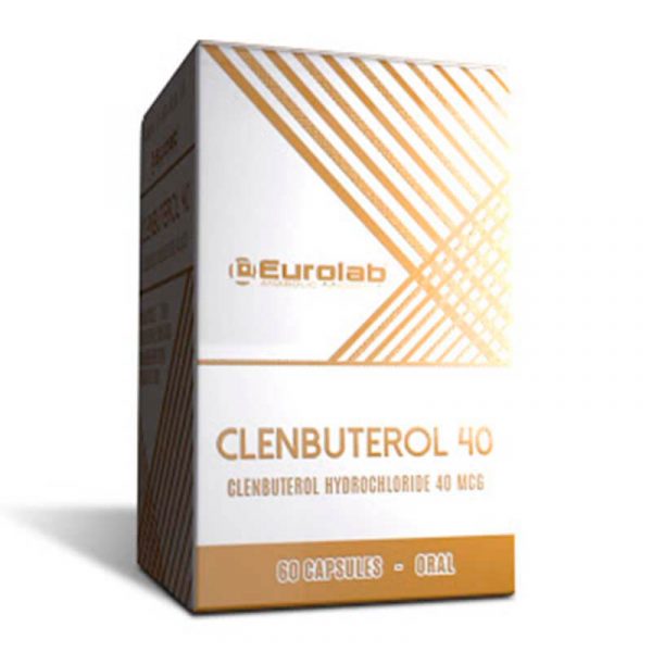 CLENBUTEROL HYDROCHLORIDE 40 MCG EUROLAB 60 CAPSULAS – Corpofit