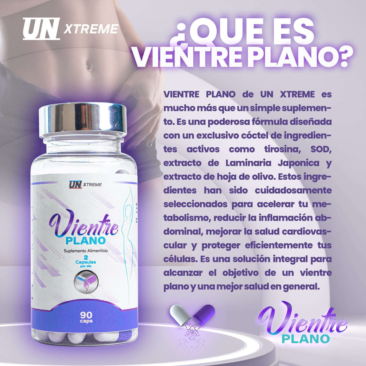 Vientre plano Xtreme cápsulas | Alivio colitis, inflamación – Corpofit
