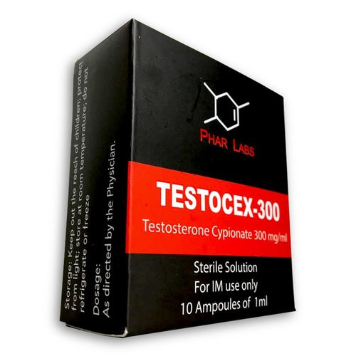 TESTOCEX CIPIONATO DE TESTOSTERONA 300 MG PHAR LABS 10 ML – Corpofit