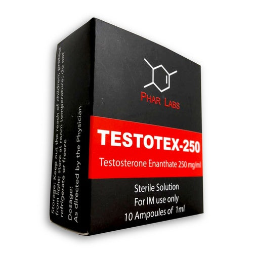 TESTOTEX ENANTATO DE TESTOSTERONA 250 MG PHAR LABS 10 ML – Corpofit