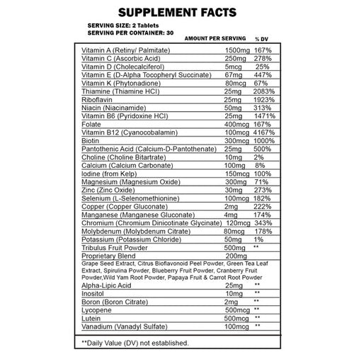 MENS MULTI+TEST ESSENTIALS GAT SPORT 60 TABLETAS – Corpofit